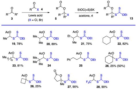 Synthesis Of S α Acyloxyalkyl Xanthates Encyclopedia Mdpi