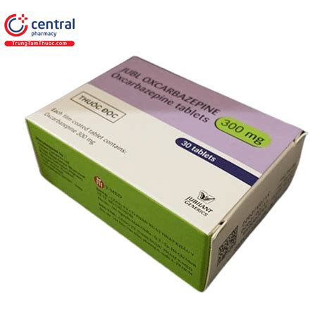 ChÍnh HÃng Thuốc Jubl Oxcarbazepine 300mg điều Trị động Kinh Cục Bộ