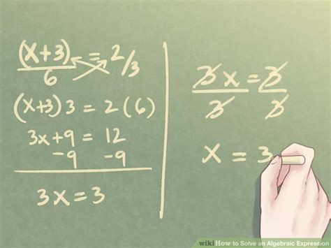 How To Solve An Algebraic Expression Steps With Pictures