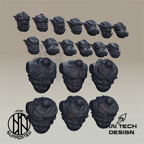 3d Printable Gitstiler Kult Neo Infantry By Kaitech