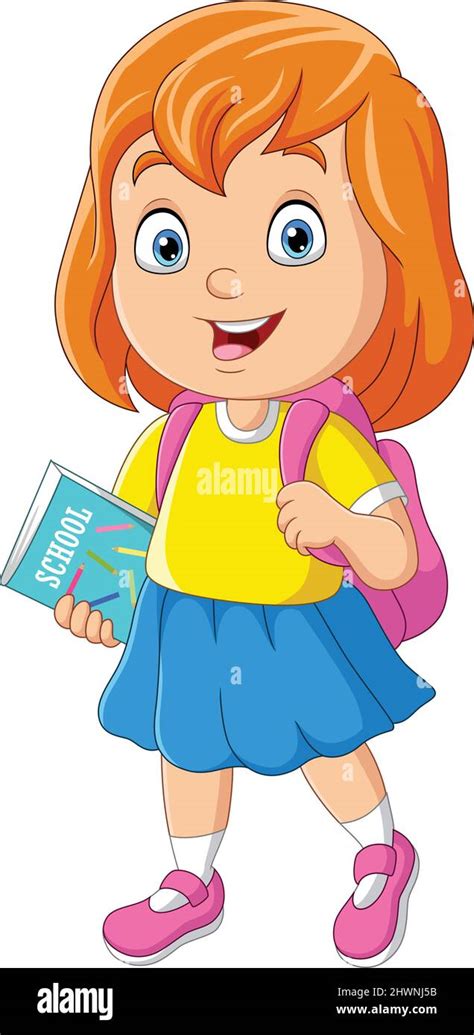 School Girl Clipart