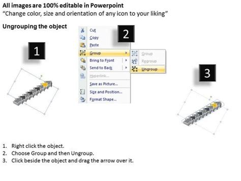 Ppt Template Power Point Stage Linear Process Spider Diagram PowerPoint Image