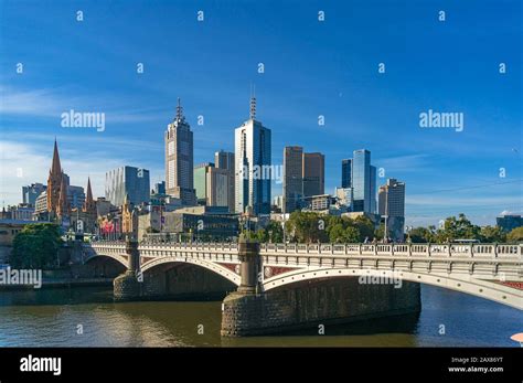 Melbourne Australia April 4 2017 Melbourne Cbd Central Business