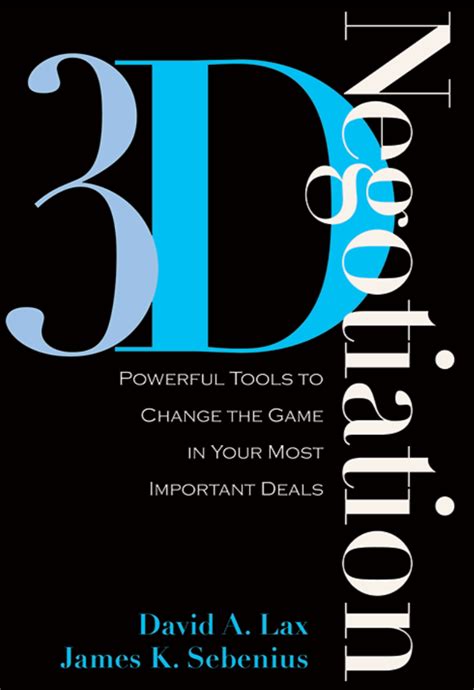 “3d negotiation” half page summary flashcards by rafael testai medium