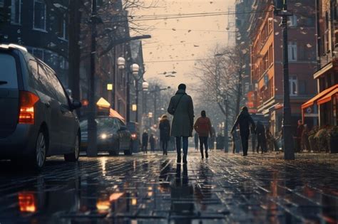 Premium Photo Scenes Of People Exploring Urban Life