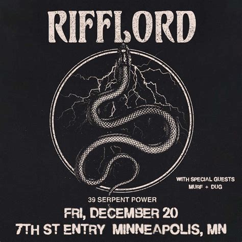 RIFFLORD ★ 7th St Entry - First Avenue