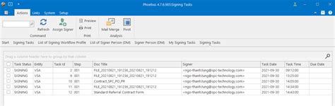 signing tasks pbs bo dm esign tasks