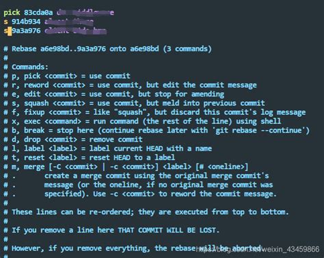 Git Rebase I 交互式变基的使用,以及squash压缩多次提交的方法 Csdn博客 Git Rebase I 交互式变基的使用,以及squash压缩多次提交的方法 Csdn博客