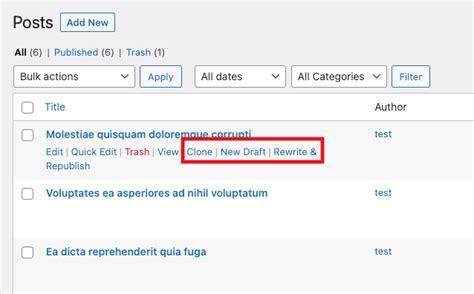 How To Duplicate A Page In Wordpress Posts And Sections