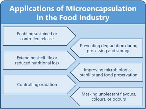 Important Applications Of Microencapsulation Reproduced From Iravani