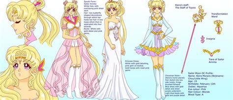 Sailor Moon Oc Ref Sheet Kiera By Sailor Serenity On Deviantart