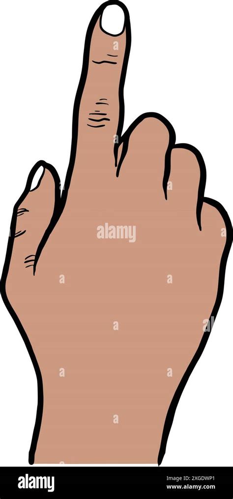 Clicker Pointer Hand Line Icon Stock Vector Image And Art Alamy