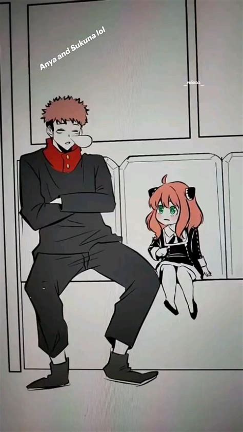 Anya and Sukuna lol Komik şeyler Anime kitap Komik metinler