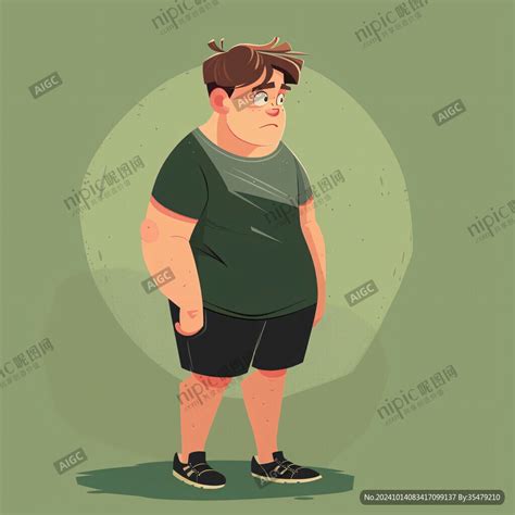 Ai创作图小胖子插画头像 男生可爱胖墩插画头像 卡通胖男孩 头小身子大人物插画 活力男孩插画 可爱胖子头像 减肥插画 卡通胖胖图片 人物扁平全身插画 卡通微胖女人女性 男生可爱胖墩 卡通胖大叔