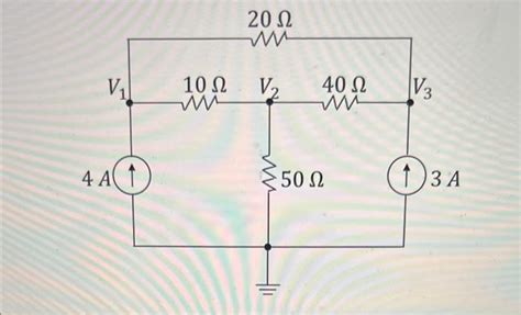 Solved Given The Following Circuit Find The Nodal Voltages Chegg