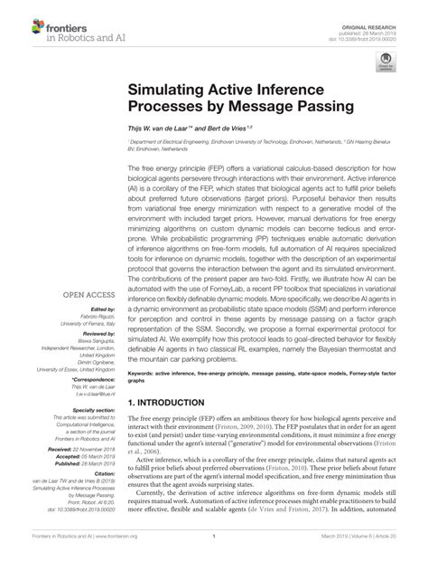 pdf simulating active inference processes by message passing