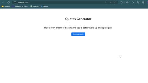 Quotes Generator Web Application With React Javascript And Ant Fidha Mariyam Posted On The