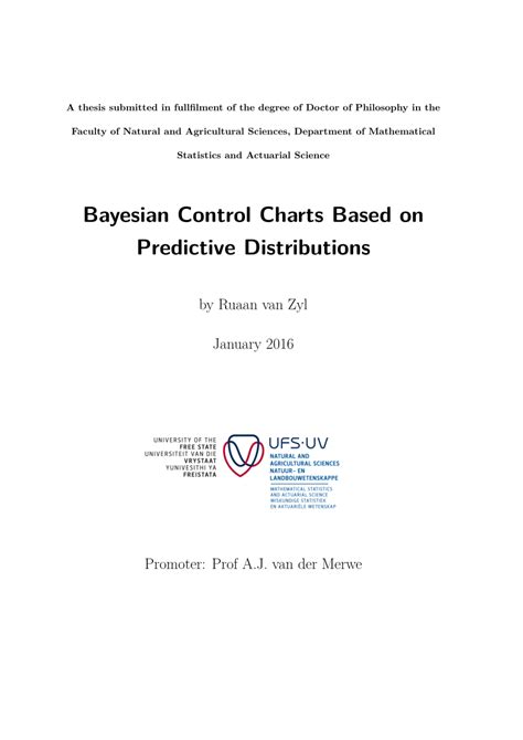 Pdf Bayesian Control Charts Based On Predictive Distributions