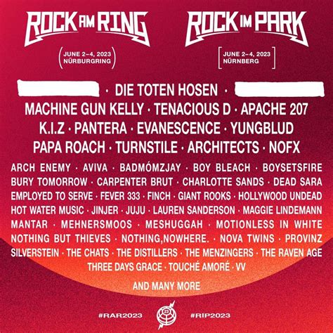 Rock Am Ring 2023 Revela Sus Primeras Bandas Rock Culture