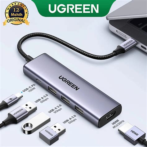 Ugreen Usb C In Multifunction Adapter Shopee Malaysia