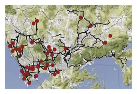 dbscan clustering result with a minimum number of samples of 100 a