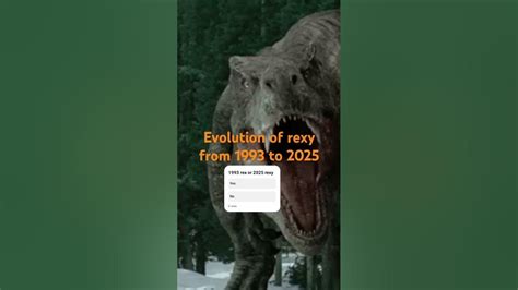 Evolution Of Rexy From 1993 To 2025 Youtube