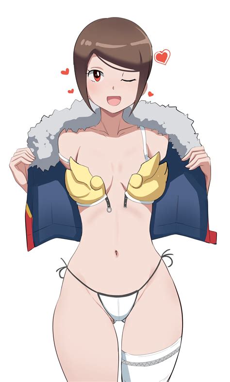 Pabsmikan Yagami Hikari Digimon Highres Girl Brown Hair Female Focus Heart Jacket One
