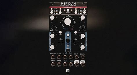 Modbap Meridian Dual Multi Type Filter With Effects And A Nice Big Macro Cutoff Knob