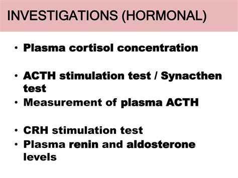 Adrenal Function Tests Pptx