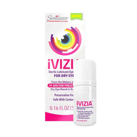 Ivizia Sterile Lubricant Eye Drops 5ml Preservative Free
