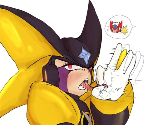 Rule 34 Bass Mega Man Blank Background Malemale Male Only Mega Man