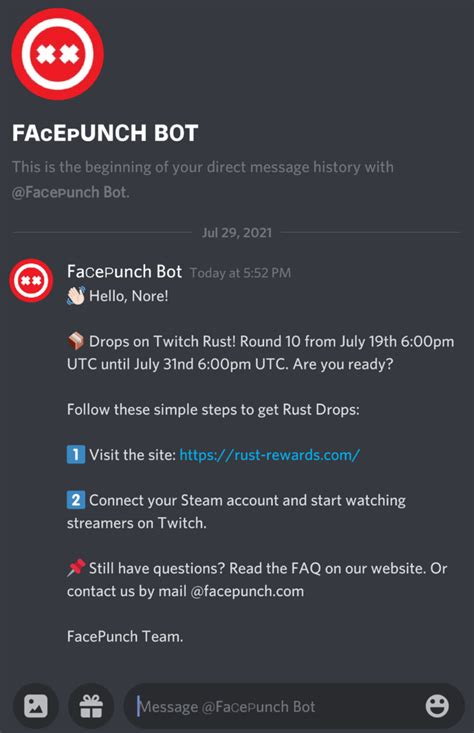 Heads Up Sneaky Rust Phishing Scam Going Around On Discord Playrust