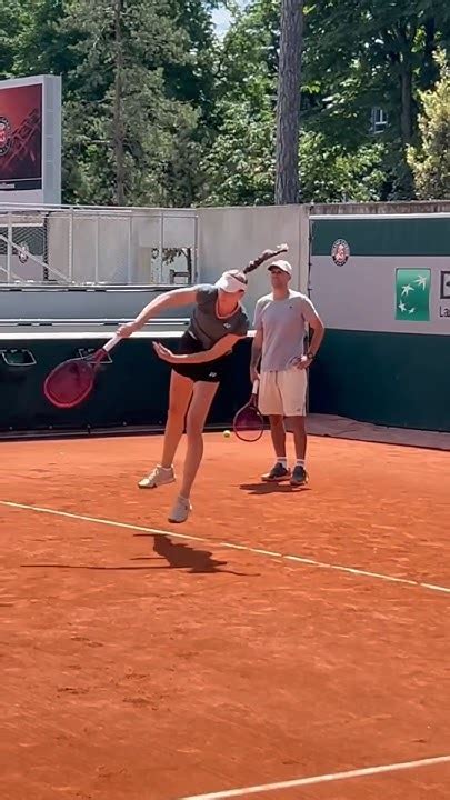 Elena Rybakina Practice Session Live At Roland Garros Rolandgarros