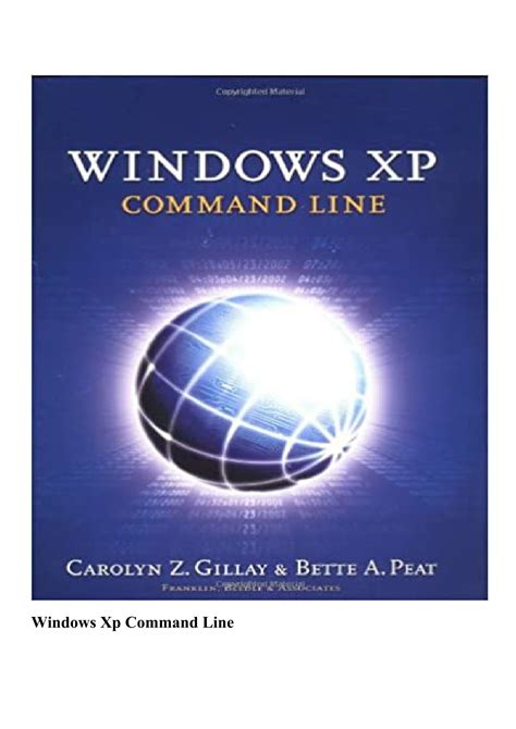 ppt ebook windows xp command line powerpoint presentation free