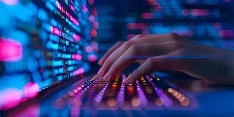 Developing Software For Monitoring Data And Web Development Concept Data Monitoring Software