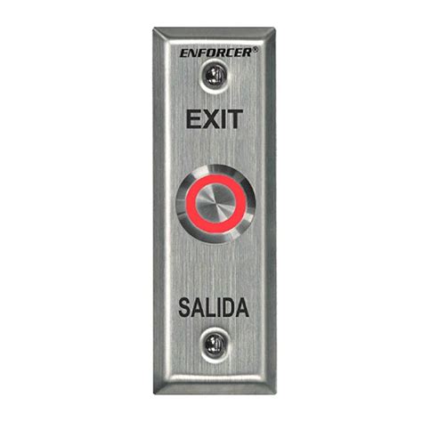Seco Larm Sd 7175sgex1q Enforcer Slimline Request To Exit Plate With 1 Seco Larm Sd 7175sgex1q Enforcer Slimline Request To Exit Plate With 1