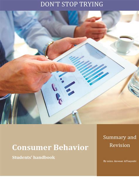 consumer behavior summary pdf consumer behaviour behavior