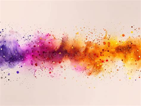 Abstract Art With A Vibrant Color Gradient And Dynamic Splashes Stock Image Image Of