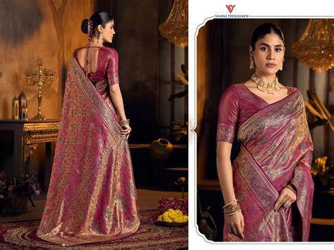 Banarasi Tissue Silk Saree With Embroidery At ₹ 1800 In Surat Id