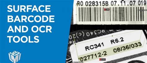 Surface Barcode Qr Code Character And Image Ocr Visual Inspection Software