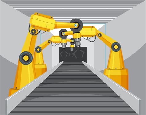 Premium Vector Machine Robotic Robot Arm Hand