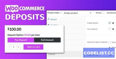 Woocommerce Deposits V3 1 6 Partial Payments Plugin Premium Scripts Plugins And Mobile