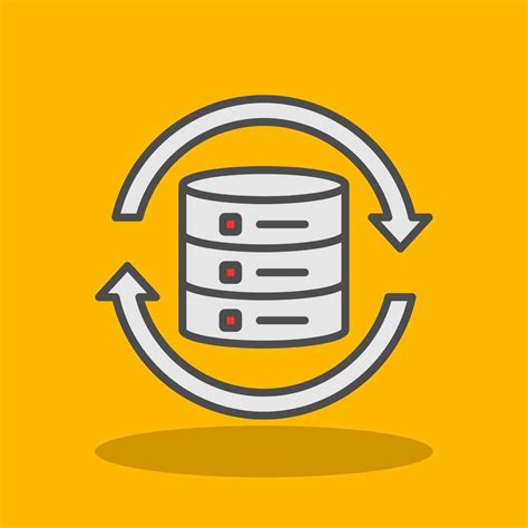 Data Synchronization Filled Shadow Icon 44083596 Vector Art At Vecteezy