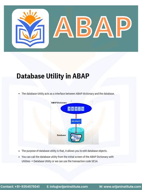 Master Database Utility In Abap 1739973681 Pdf Databases