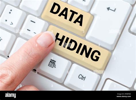 writing displaying text data hiding conceptual photo secretly