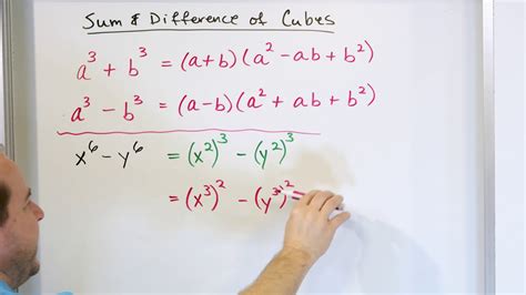 11 Factor The Sum Of Cubes And Difference Of Cubes Part 2 Algebra