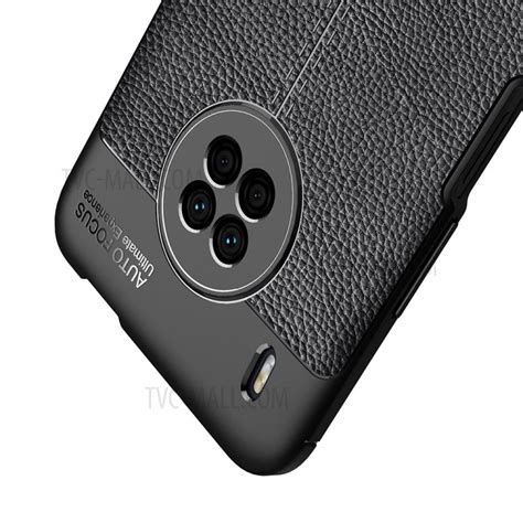 Shop Plain Litchi Surface Soft Tpu Protective Back Cover For Huawei Y A Black From China Tvc