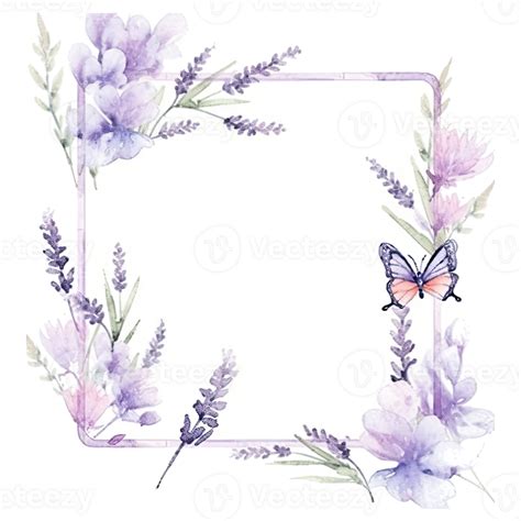 Watercolor Lavender Background 26991828 Png