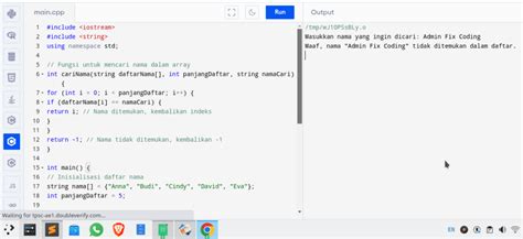 Contoh Program C Searching Nama Dan Penjelasannya Fix Coding