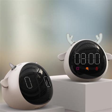 Small Led Digital Alarm Clock With Colorful Light Grandado